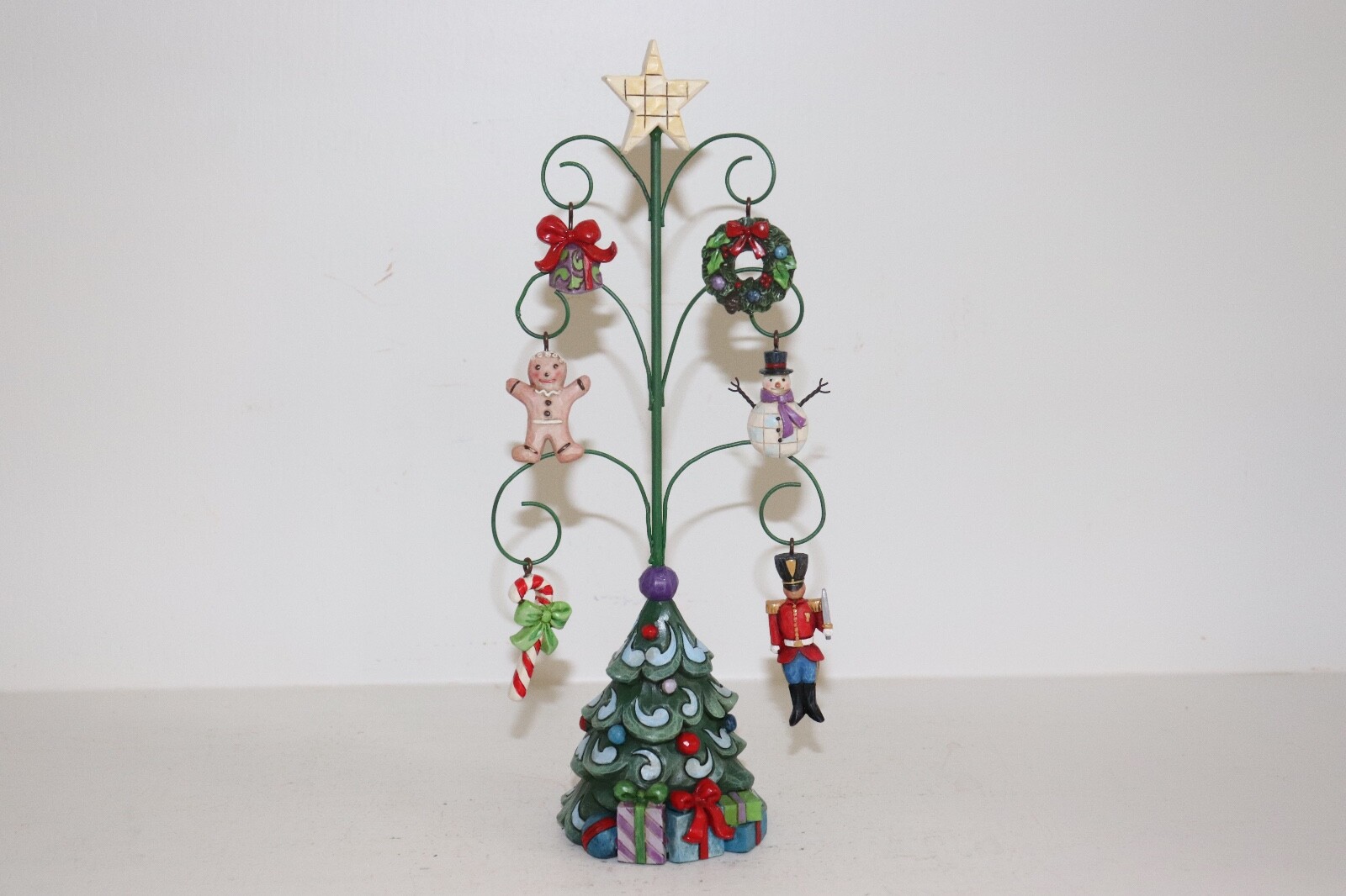 Jim Shore 4056588 Tree Of Good Tidings Set Of 7 Christmas Wire Tree (#2 ...