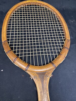 Antique Rare Harry C Lee & Co New York Tennis Racket W/ Power Bow | eBay