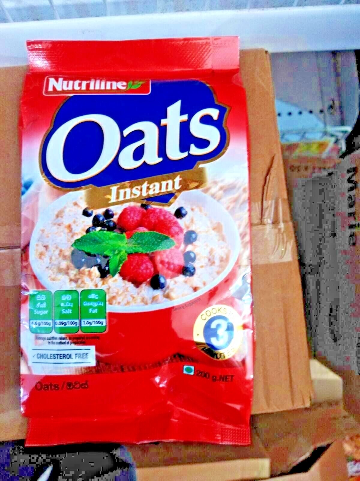 Instant Nutriline Oats Breakfast Shake Cooks in 3 minutes food 200g ...