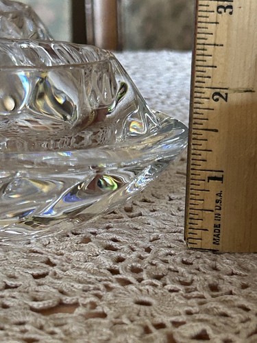 Two Royal Copenhagen Crystal - Capriole - Tea Light/Votive Candle ...