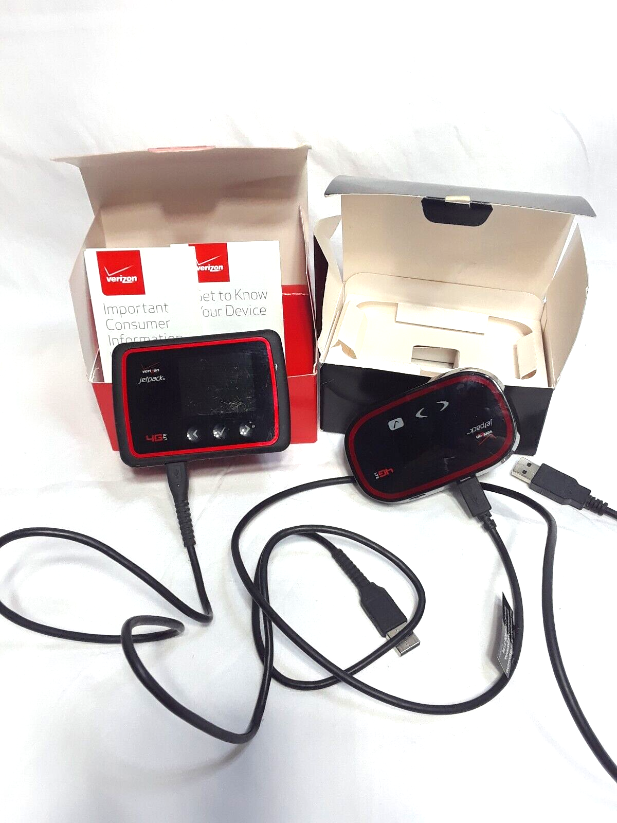 Verizon Jetpack 4G lte MiFi 6620L and MIFI 5510L hotspots (set of 2) AS ...