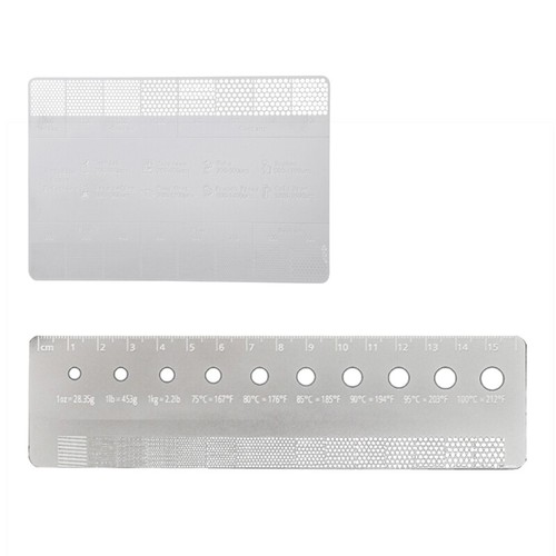 Metal Coffee Grinds Size Ruler Professional Coffee Bean Grinderes ...