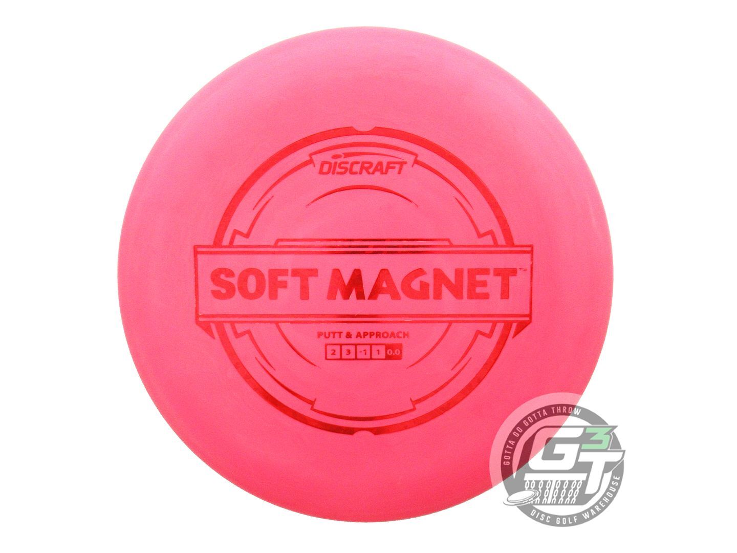 NEW Discraft Putter Line Soft Magnet 167-169g Pink Shatter Putter Golf ...