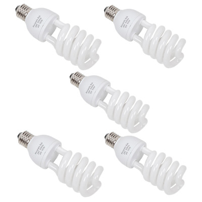 5 New Energy Saving Daylight 45W 5500K Balanced Bulb Studio Photo Video ...