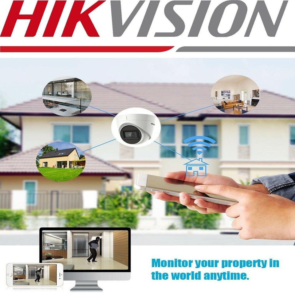 Hikvision 8MP CCTV Camera 4K UHD Turret Turbo HD TVI BNC DS-2CE78U1T ...