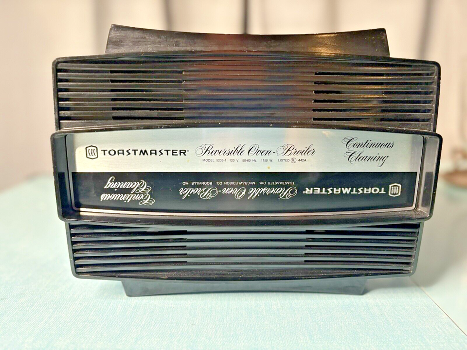 Toastmaster Reversible Oven-Broiler Model 5233-1 Excellent Works -Video ...