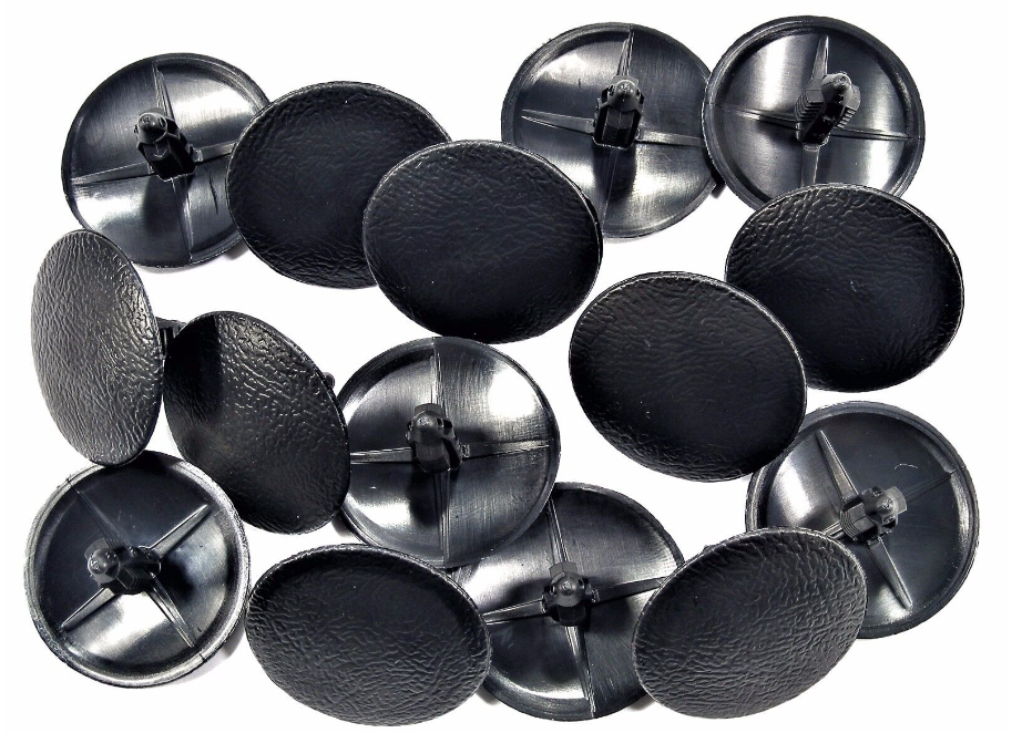 Ford Truck Hood Insulation Pad Clips- Fits 1/4" Hole- 1-1/4" Dia.- 15 ...