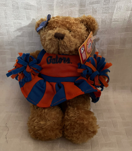 Collegiate Florida Gators Bear Cheerleader 8" Plush Soft Toy Stuffed ...
