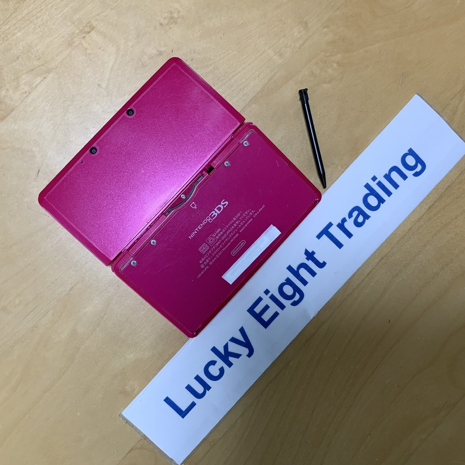 Nintendo 3DS Gloss Pink Console Stylus Japanese ver [H] | eBay