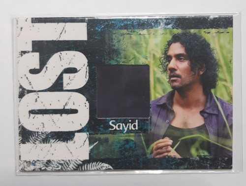 Lost Archives Naveen Andrews as Sayid Jarrah Case Topper Relic Costume ...