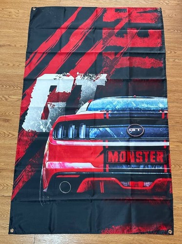 Mustang Poster Banner Flag 3x5 ft Car Gift Racing Garage Shelby Gt ...