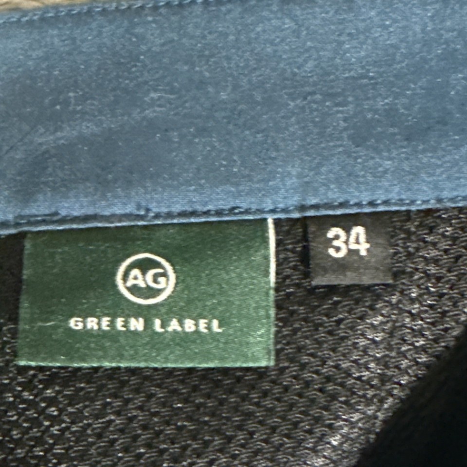 AG Adriano Goldschmied GL Pants Men 34 Blue Green Label Performance ...