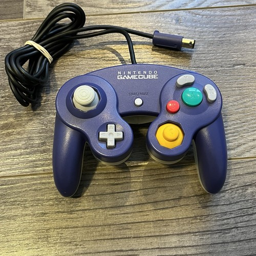 OEM Nintendo Gamecube controller Indigo Purple Clear Genuine - DOL-003 ...