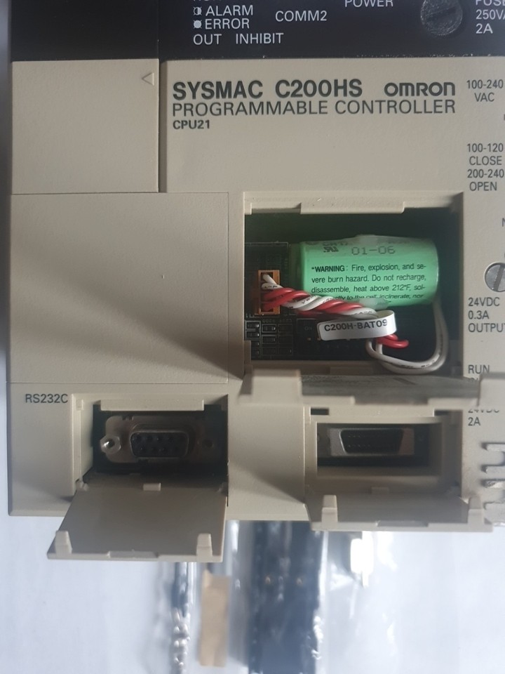 OMRON CPU UNIT - C200HS-CPU21-EC | eBay