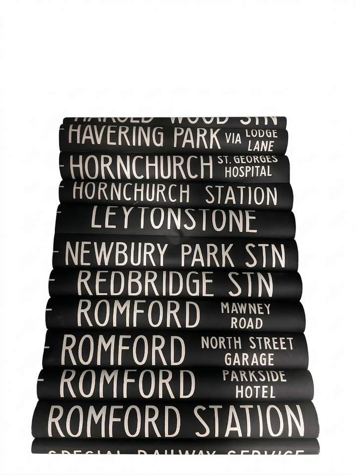 London Transport Bus Destination Blind DMS YY North Street Garage 1975 ...