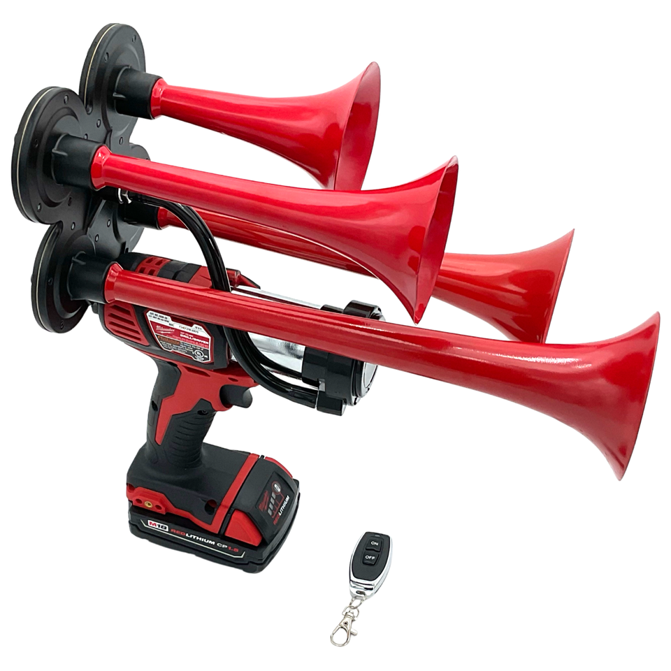 Milwaukee Train Air Horn + Remote Control M18 18v Drill Impact Sports ...