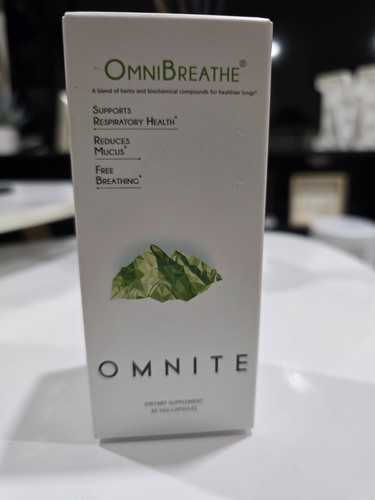OmniBreathe Lung Cleanse & Detox Supplement by OMNITE 60 capsules free ...