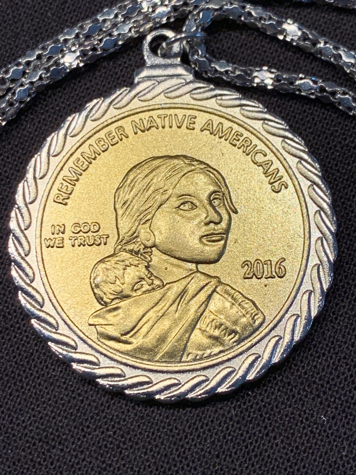Remember Native Americans Medallion Coin Code Talkers… - Gem