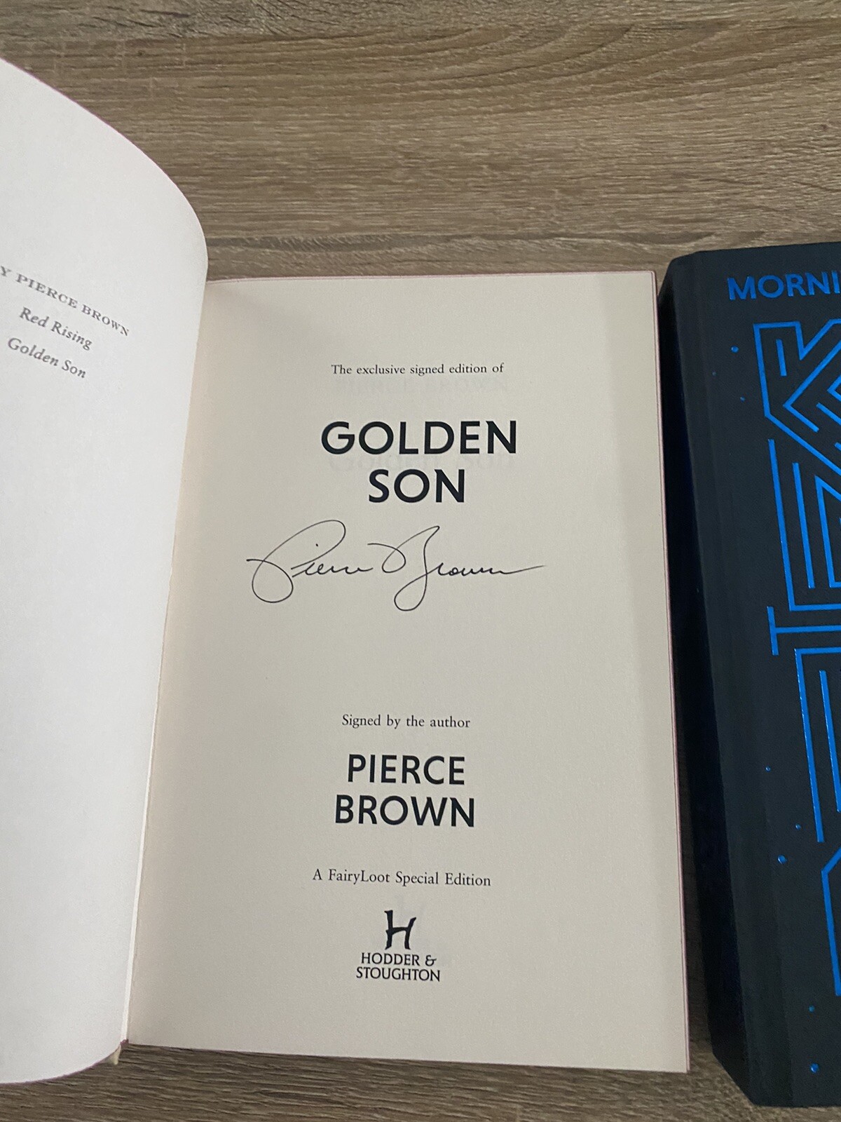 Red Rising Golden Son Morning Star Trilogy by Pierce Brown FairyLoot ...