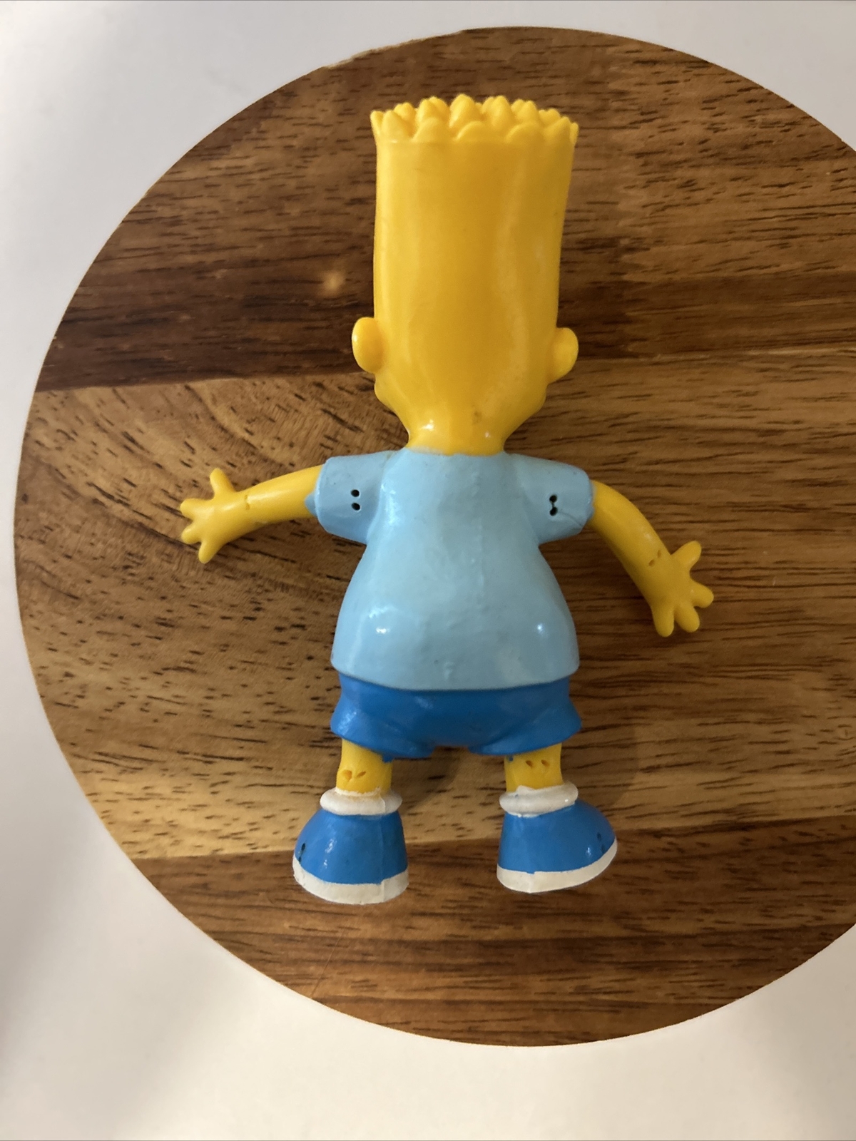 Vtg 1990 BART SIMPSON FIGURE 4" BENDABLE JESCO COLLECTIBLE TOY THE ...