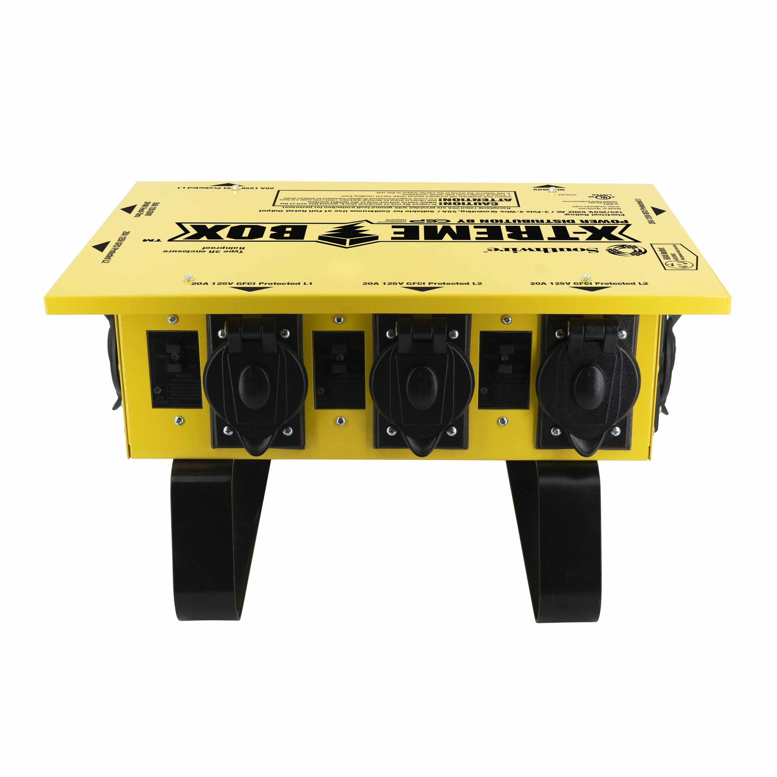 Southwire 6506TLSX 50A Temporary Power Distribution Box X-Treme Box 6 ...