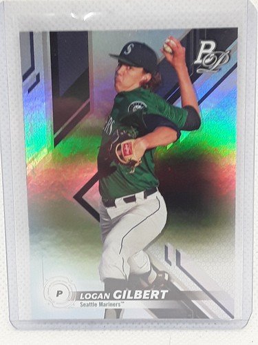 Logan Gilbert 2019 Bowman Platinum Baseball - #TOP-18 - Seattle ...