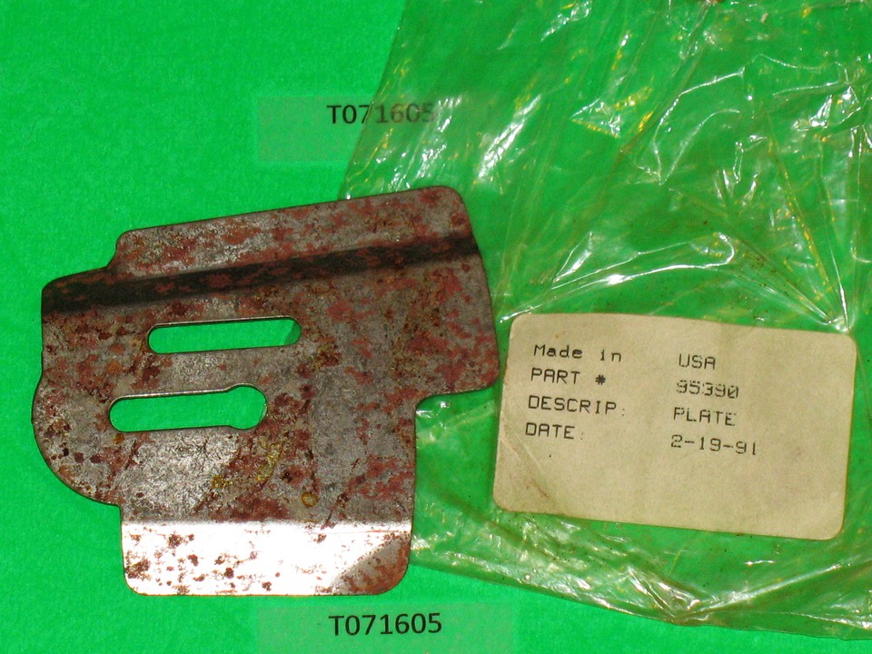OEM oxidized HOMELITE 95390 inner bar guide shim plate ~ 240, 245 ...