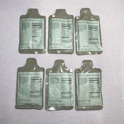 MRE Chocolate Pudding with Protein - Meal Ready to Eat USGI Dessert ...