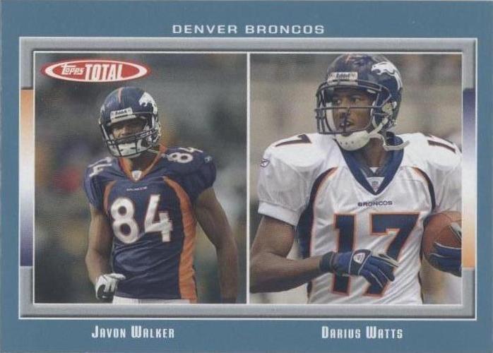 2006 Topps Total - Javon Walker, Darius Watts #119 Total Blue for sale ...
