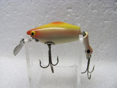 Excellent Plus Woods Jointed Spot Tail Minnow in Beautiful Yellow with ...