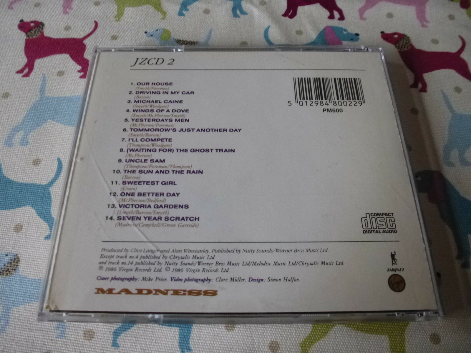 MADNESS UTTER MADNESS INCLUDES EXTRA TRACK 7 YEAR SCRATCH 1986 VIRGIN ...