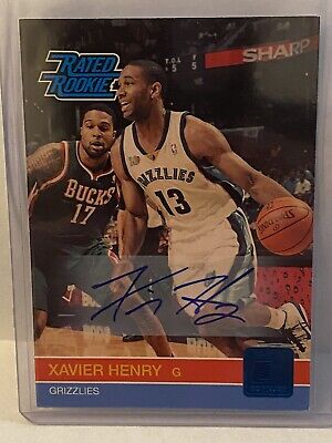 2010-11 Donruss Rated Rookie Signatures /399 Xavier Henry #239 Rookie ...