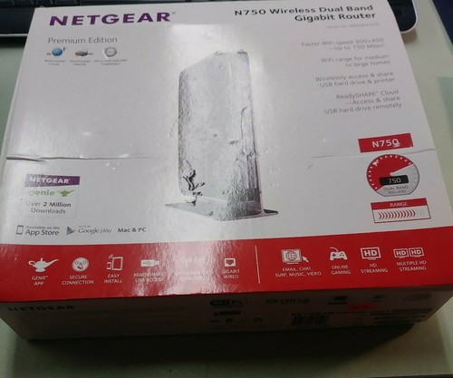 NETGEAR N750 Dual Band 4 Port Wi-Fi Gigabit Wireless Router WNDR4300 | eBay