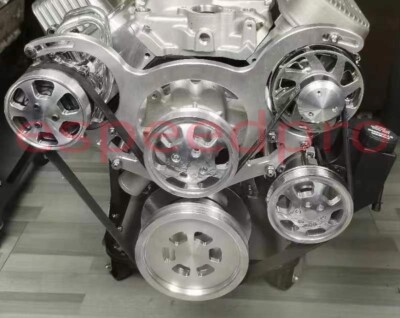 Big Block Chevy BBC 396 427 454 502 Aluminum Serpentine Kit Front Drive ...