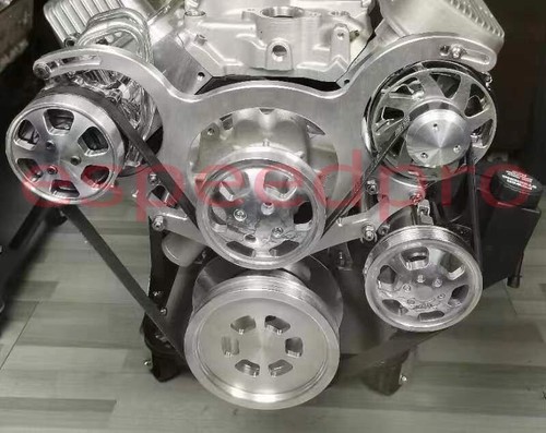 Big Block Chevy BBC 396 427 454 502 Aluminum Serpentine Kit Front Drive ...