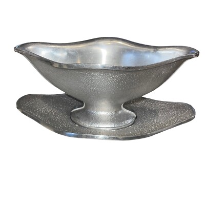 Vintage Guardian Service Ware Heavy Aluminum Sauce Gravy Boat w ...