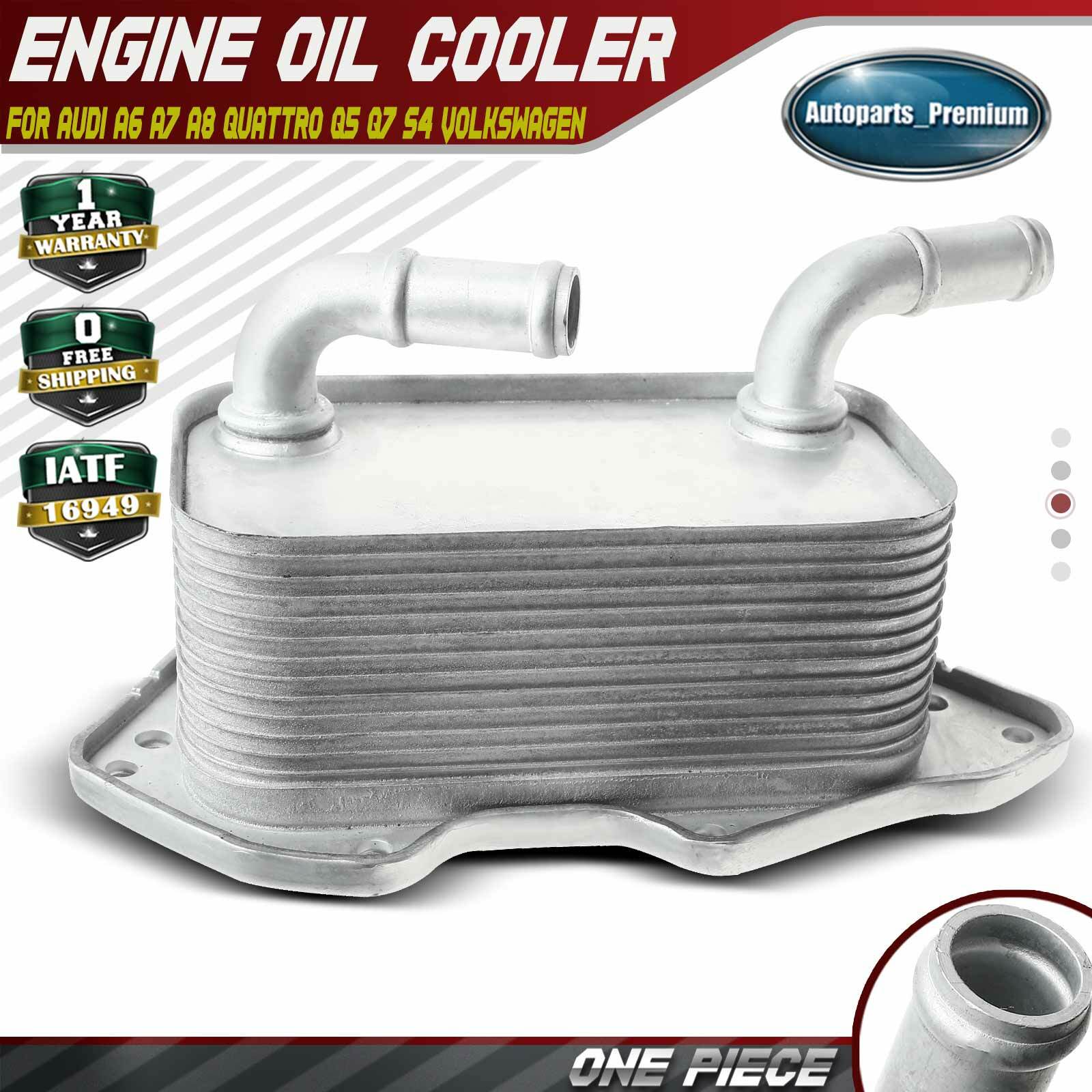 Engine Oil Cooler for Audi A6 A7 A8 Quattro Q5 Q7 S4 S5 SQ5 VW Touareg ...