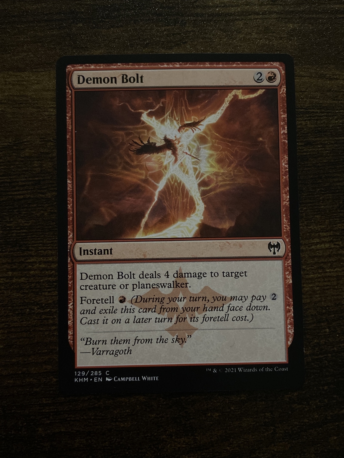 Demon Bolt Kaldheim 129/285 MTG Magic The Gathering D8172* | eBay