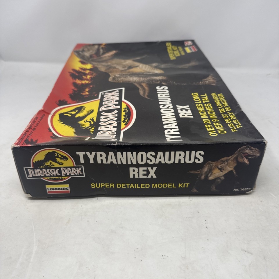 1993 Jurassic Park Tyrannosaurus Rex T-Rex Lindberg Model Kit 70271 NEW ...