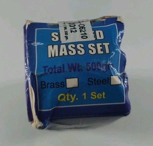 Radical Slotted Mass Set with Hanger Brass & Steel Total Weight 500g | eBay