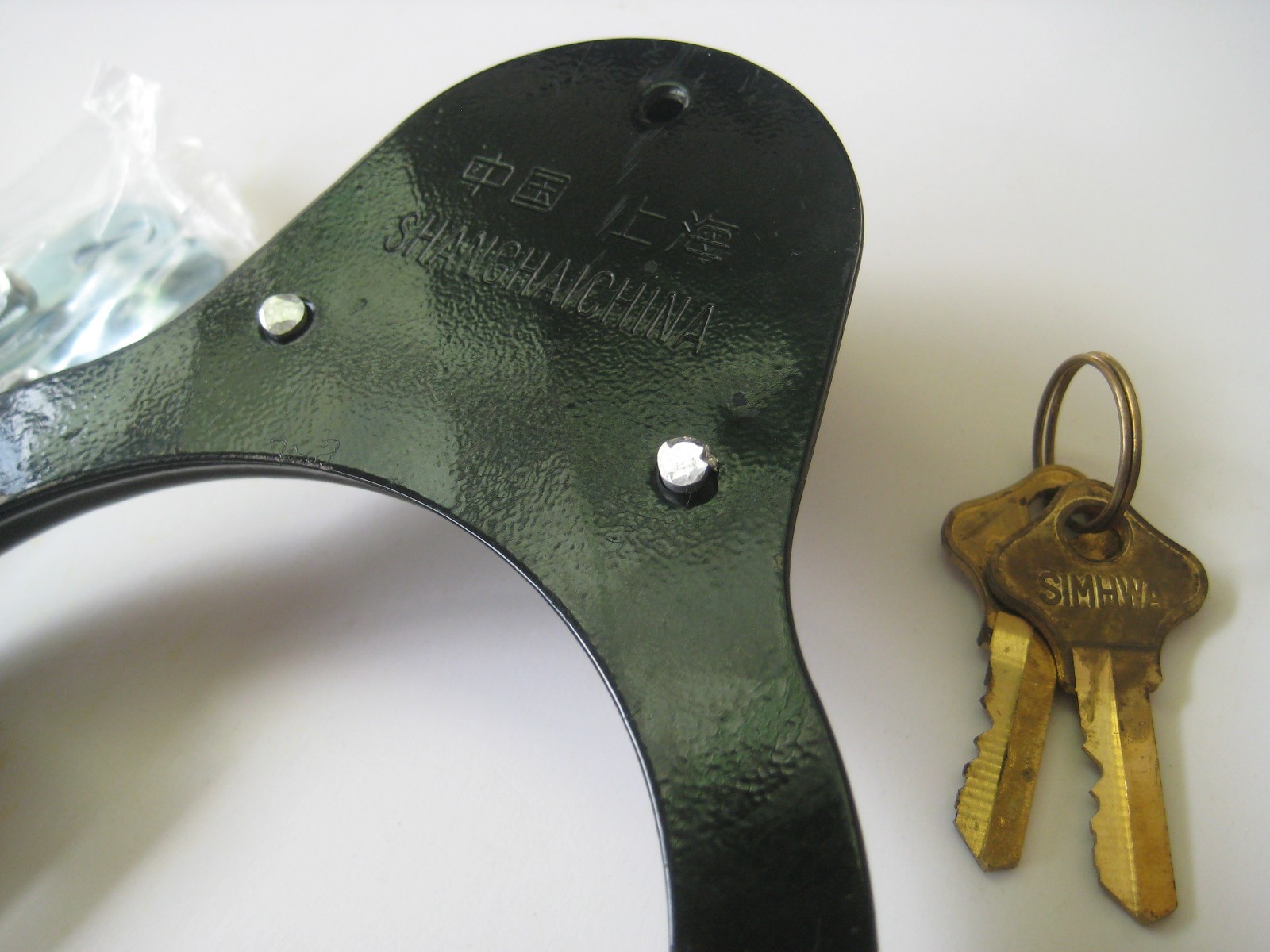 VINTAGE BICYCLE BIKE LOCK SET FOR RALEIGH SCHWINN PHILLIPS HUMBER NOS ...