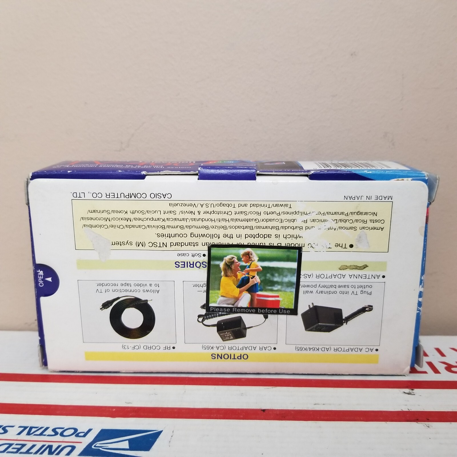 Casio TV-400V LCD Pocket Color Television TV Vintage TV-400 Original ...