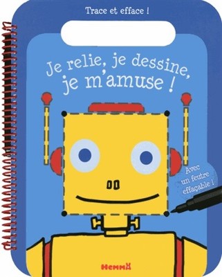 Je relie, je dessine, je m'amuse ! (Fond bleu), Collectif | eBay