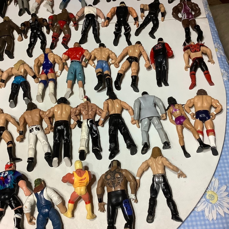 Huge Lot of 74 Vintage Wrestling Figures | eBay