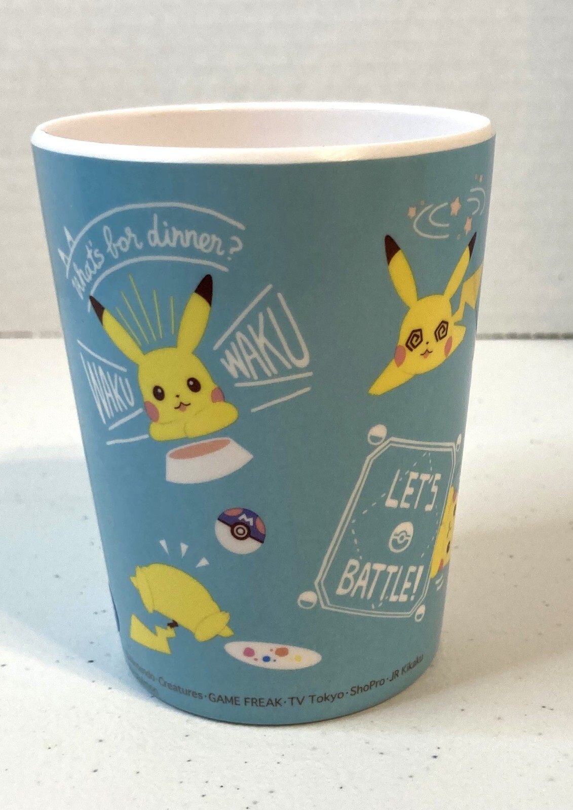 Pokemon Pocket Monsters Poke Days Kids 300ml Melamine Drinking Cup New ...
