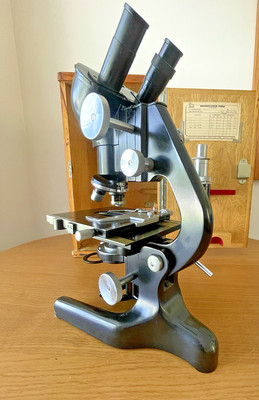 Vintage Watson Barnet - Bactil Binocular Research Microscope | eBay UK
