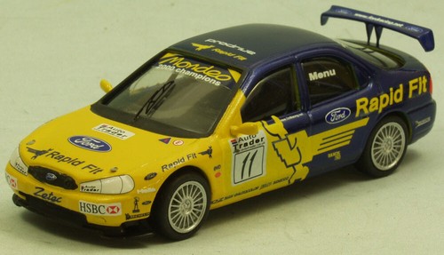 2000 Ford Mondeo Zetec BTCC Champion "Alain Menu" blue met.-yellow 1/43 ...