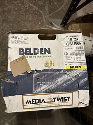 Belden 1872A 004A1000 23 AWG Multi-Conductor Cat 6 Bonded Pair Cable 4 ...