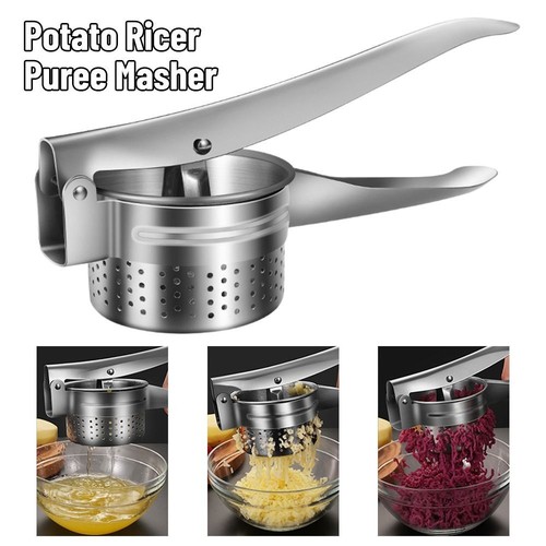 Held Food Puree Press Potato Ricer Puree Masher Fruit Vegetable Tools ...