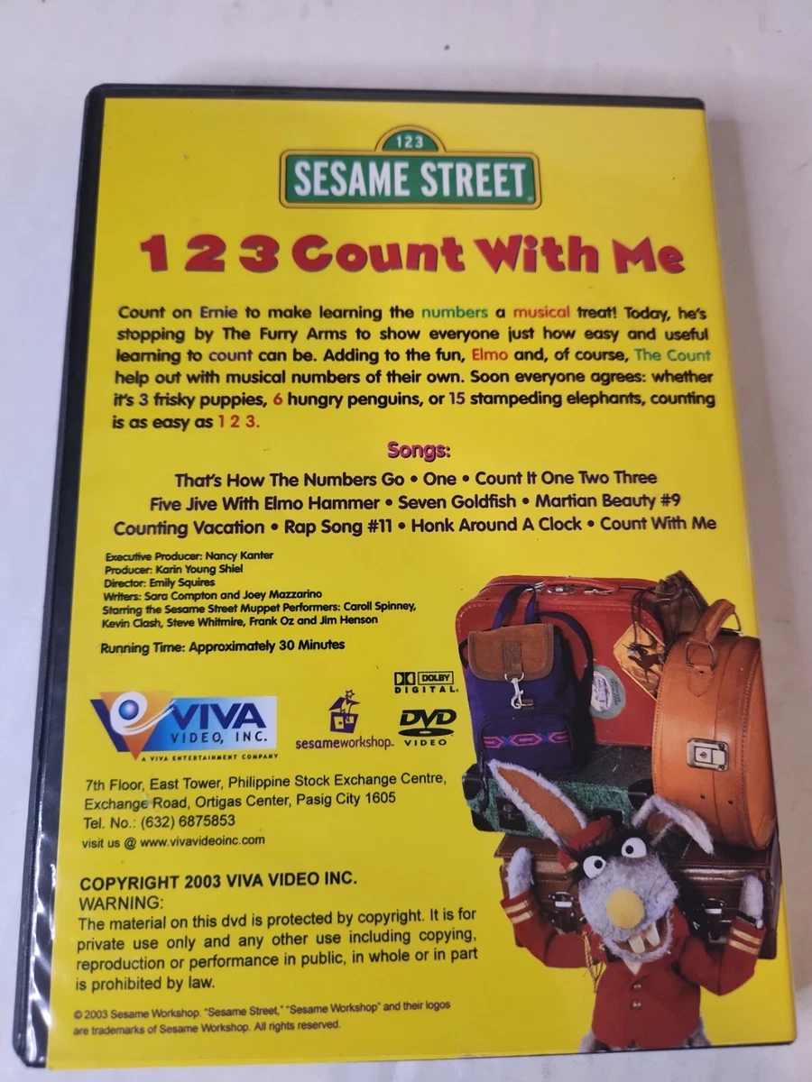 Sesame Street 123 Count With Me Vhs Ebay
